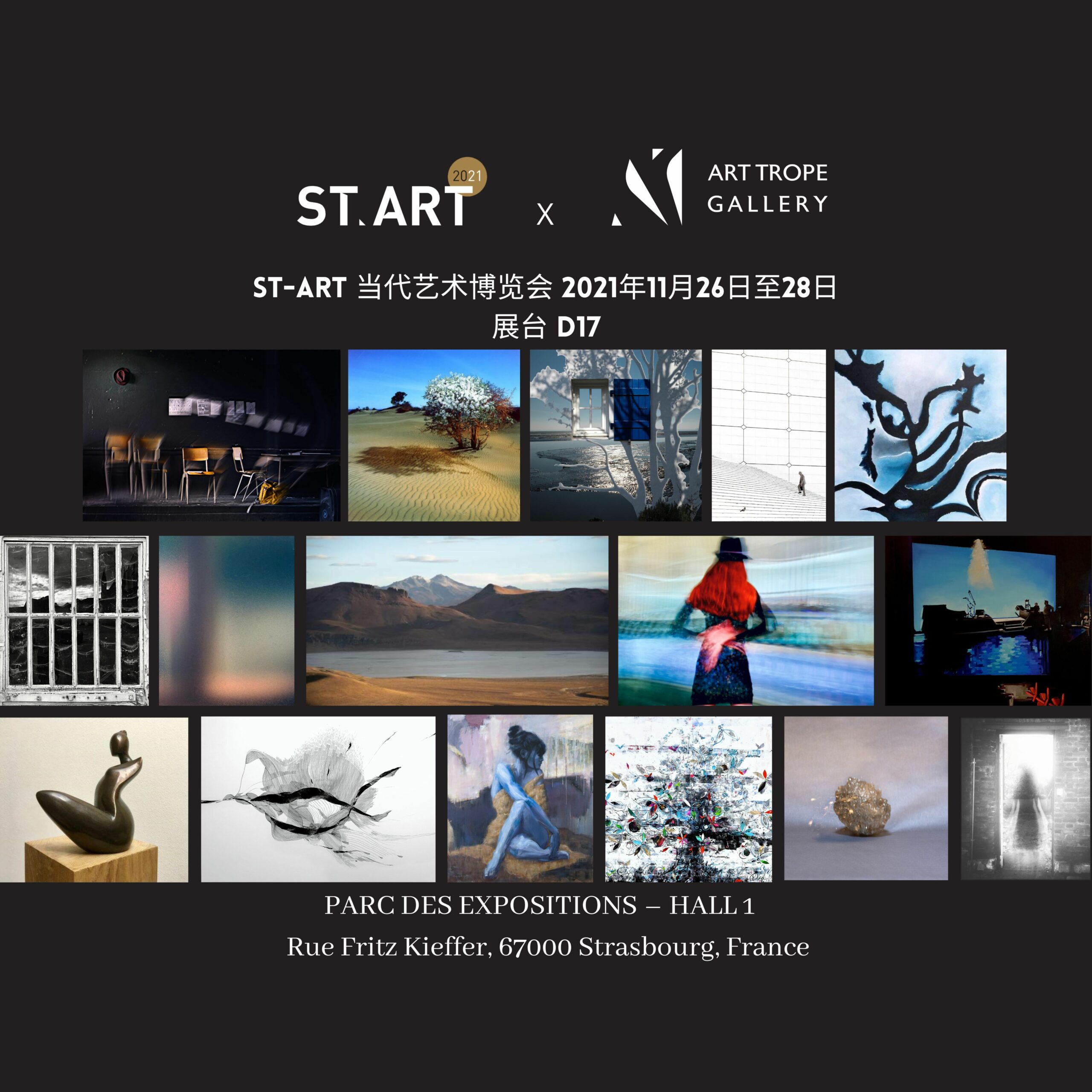 Art Trope 画廊参展 法国斯特拉斯堡ST-ART 2021 当代艺术博览会 展台 D17! - Virginie Tison